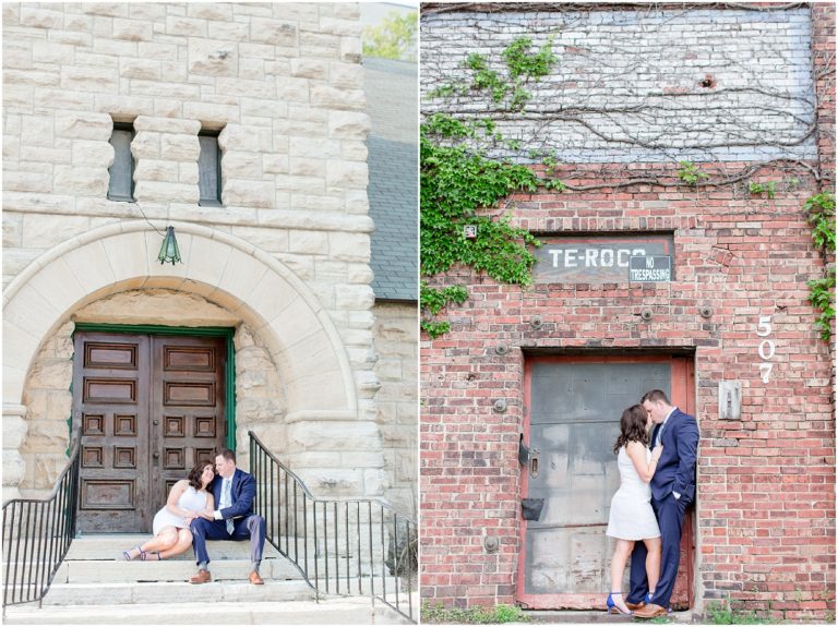 Downtown Springfield Couples Engagement Photography - Jill Gum Photography