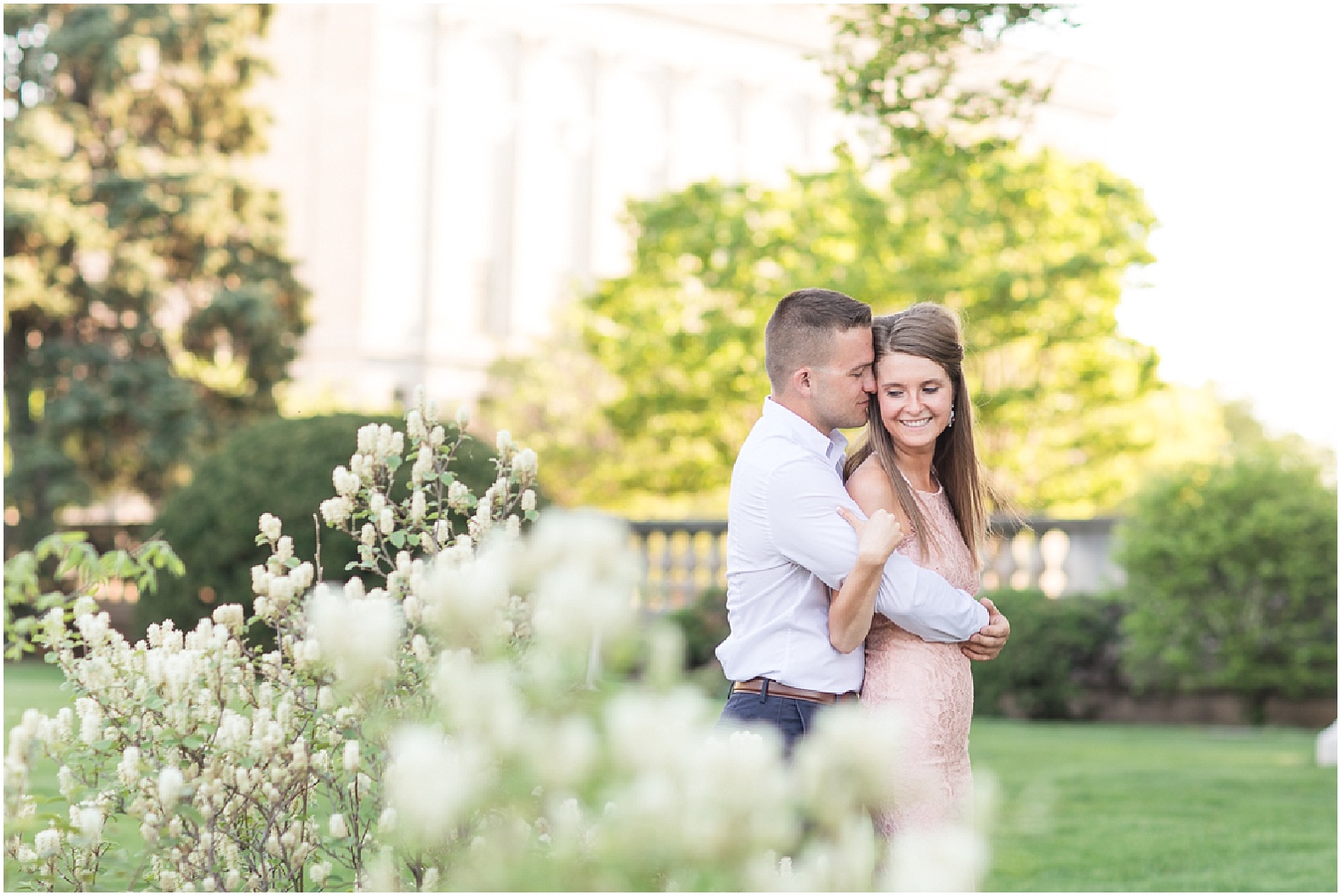 SPRINGFIELD DOWNTOWN SPRING ENGAGEMENT PHOTOGRAPHY - Jill Gum Photography