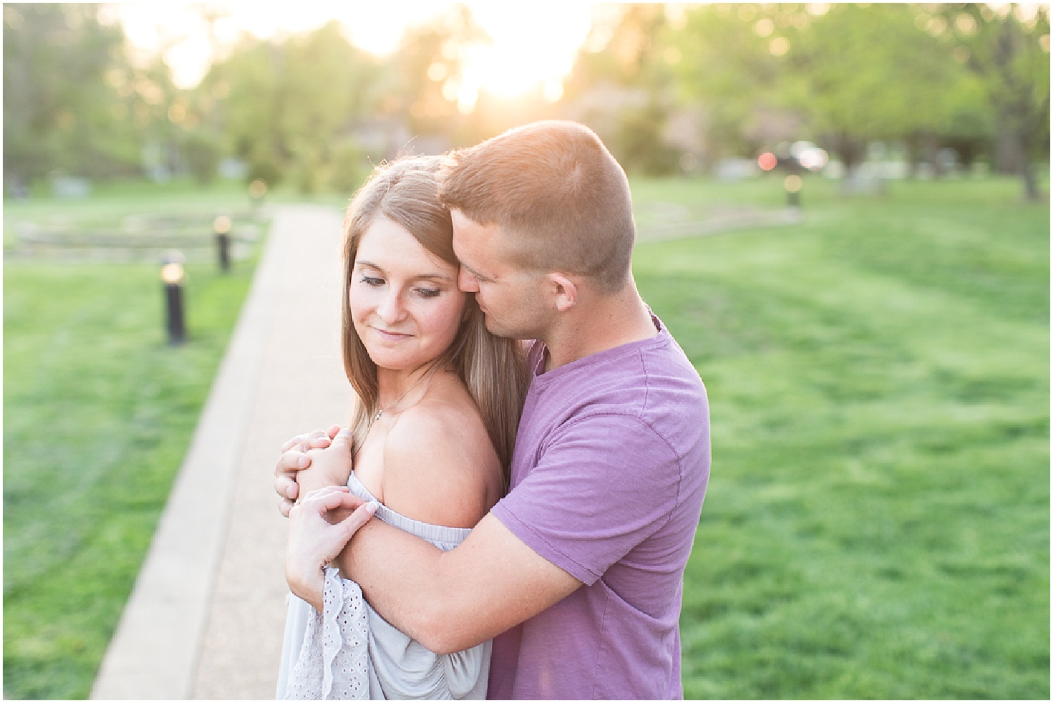 SPRINGFIELD DOWNTOWN SPRING ENGAGEMENT PHOTOGRAPHY - Jill Gum Photography