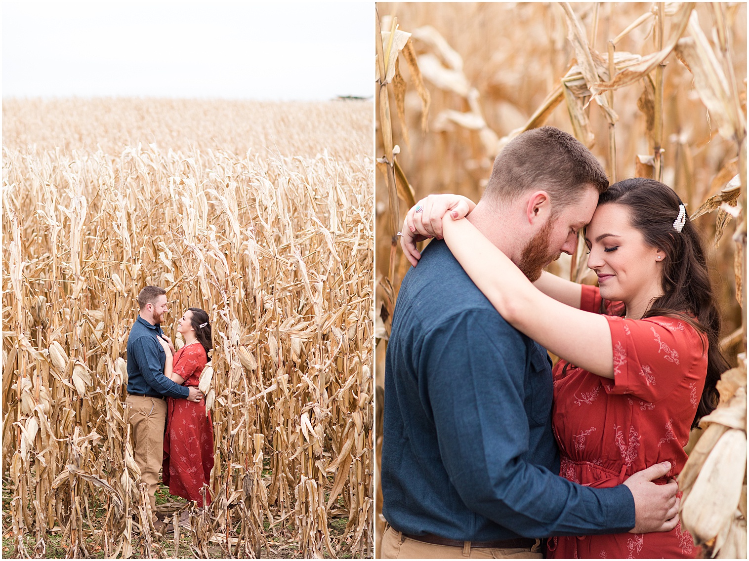 CENTRAL ILLINOIS FARM COUNTRY ENGAGEMENT SESSION - Jill Gum Photography